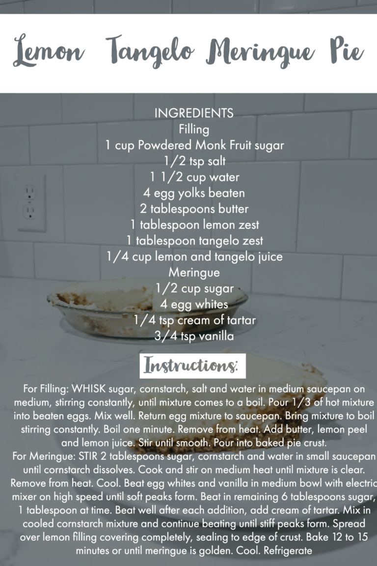 Easy-to-Bake Lemon Tangelo Meringue Pie - HG&H