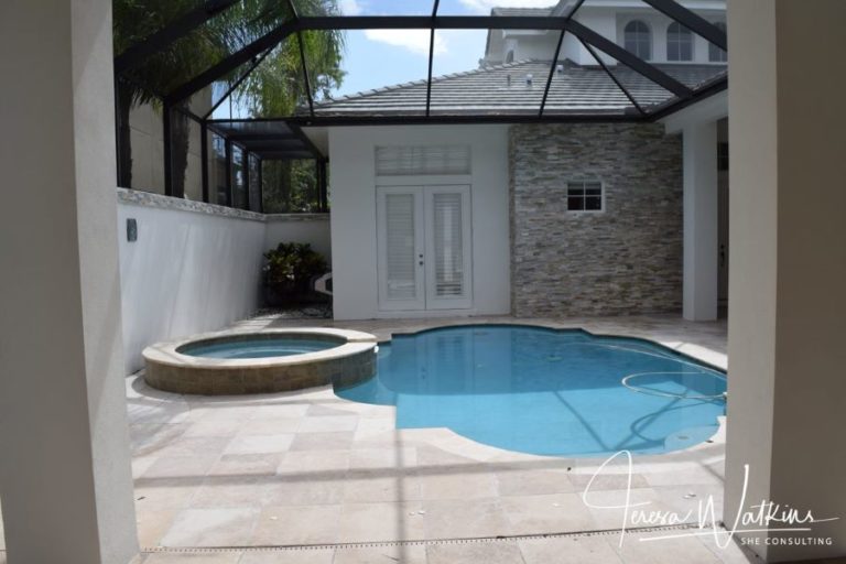 Orchid Garden Pool Landscape - Home, Garden and Homestead